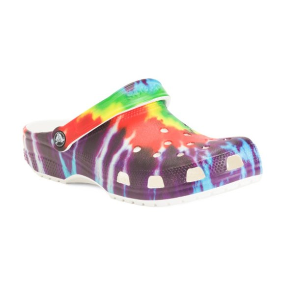 CROCS | Shoes | Crocs Classic Tie Dye Graphic Clogs Brand New Unisex ...